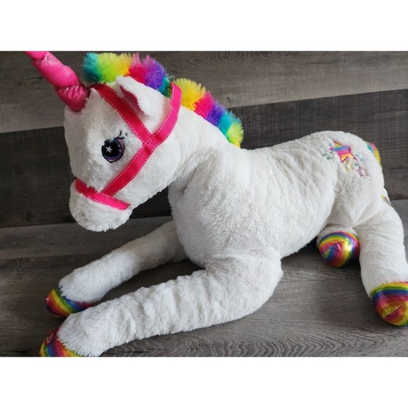 Hug Fun | Toys | Hugfun Large 24 Soft Plush Stuffed Rainbow Unicorn ...